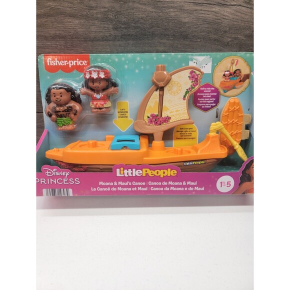 Disney | Toys | Little People Disney Princess Moana Mauis Canoe New ...